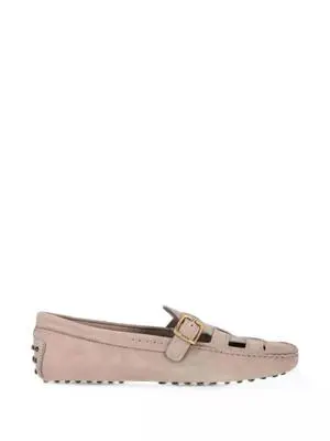 TOD'S Buckle-fastening Gommino Loafers - Neutrals