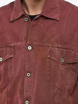 Off-White Garment-dyed Patch-pocket Denim Jacket