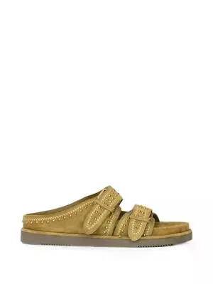 Ash Studded Buckled Sandals - Neutrals
