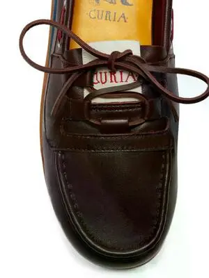 LILI CURIA Mara Leather Boat Shoes
