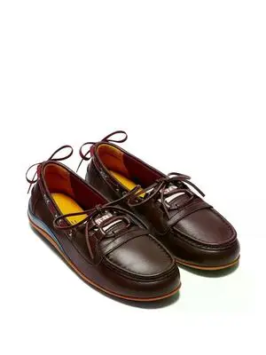 LILI CURIA Mara Leather Boat Shoes