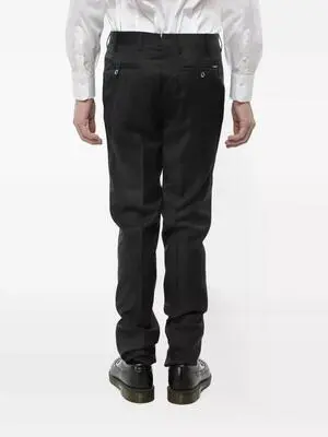 Corneliani Textured-finish Virgin Wool Trousers