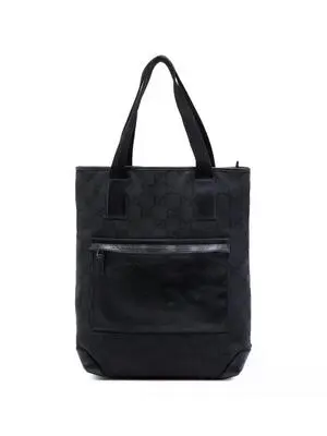 Gucci Gg Nylon Tote Bag - Black