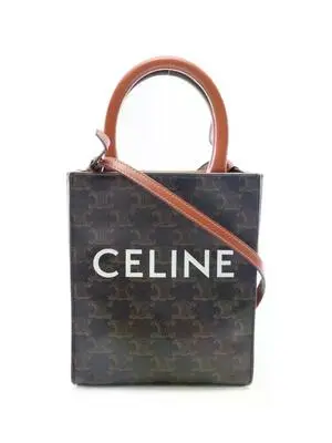 Celine Triomphe Mini Tote Bag - Black