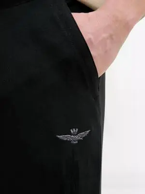 AERONAUTICA MILITARE Logo-embroidered Drawstring Track Pants