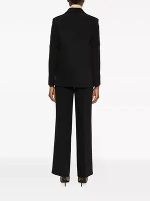 JE SUIS LE FLEUR Shawl Lapel Ruched Detail Suit