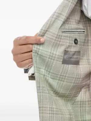 Corneliani District Check Single-breasted Blazer