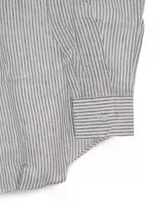 Corneliani Striped French-collar Shirt