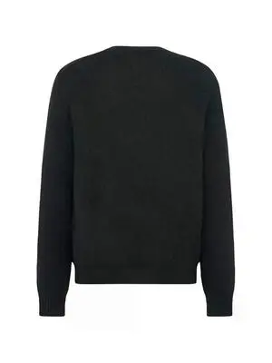 THE ROW Cyrus Cashmere Alpaca Blend Crewneck Sweater - Black