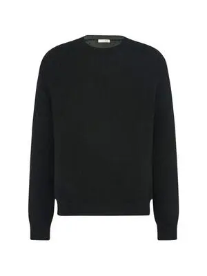 THE ROW Cyrus Crewneck Sweater - Black