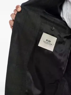 Corneliani Cc Collection Checked Single-breasted Blazer