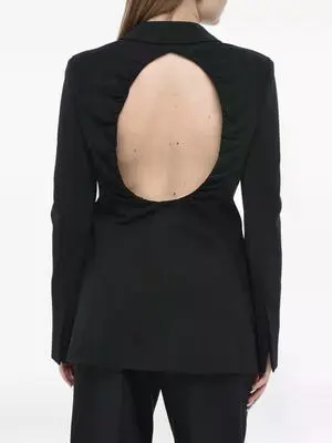 Max Mara Backless Single-breasted Blazer