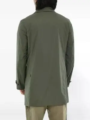 Woolrich Single-breasted Concealed Closure Coat