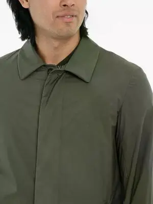 Woolrich Single-breasted Concealed Closure Coat