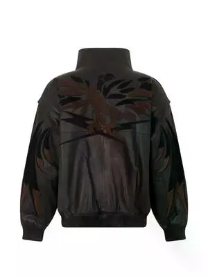 P.a.r.o.s.h Eagle-patch Leather Jacket