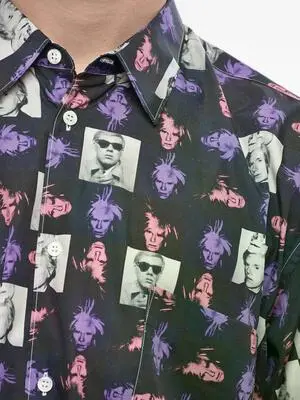 Comme Des Garçons Andy Warhol Printed Cotton Shirt