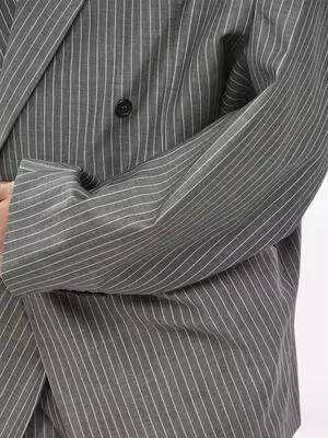 HED MAYNER Pinstriped Double-breasted Jacket