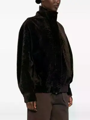 ARMA Paula High-neck Shearling Jacket