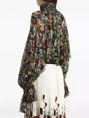 Khaite Durer Top In Multi Floral