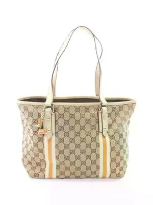 Gucci Gg Canvas Sherry Line Tote Bag