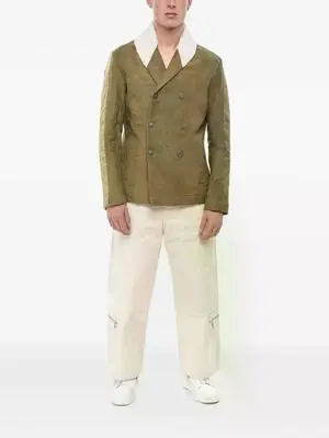 GREG LAUREN Double-breasted Military Jacket - Green
