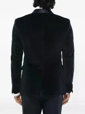 Corneliani Double-breasted Velvet Blazer
