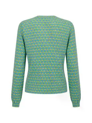 IN BED WITH YOU Knitted Print Cardigan