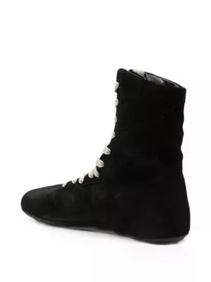 Rick Owens Minimal High Sneaks Lace-up Sneakers - Black