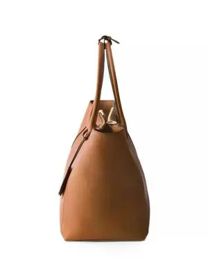 Prada Large Leather Tote Bag