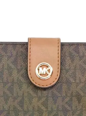 Michael Kors Medium Monogram-print Logo-plaque Wallet
