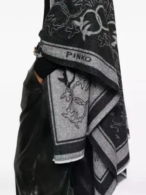 Pinko Croazia Monogram-pattern Cape