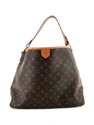 LOUIS VUITTON Monogram Canvas Mm Hobo Bag - Brown