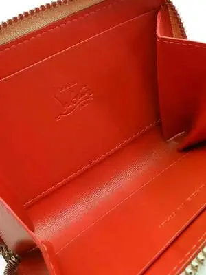 CHRISTIAN LOUBOUTIN 2010-2026 Studded Leather Panettone Coin Pouch