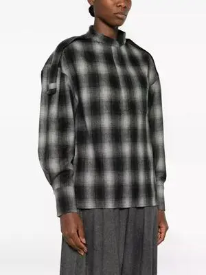 IRO PARIS Natte Checked Top