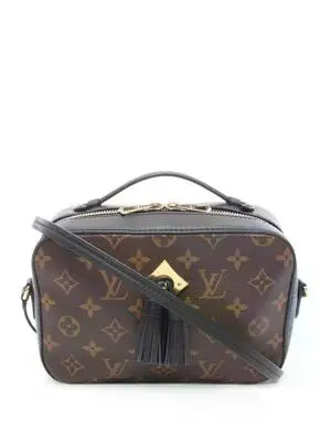 LOUIS VUITTON 2018 Saintonge Monogram Shoulder Bag - Brown