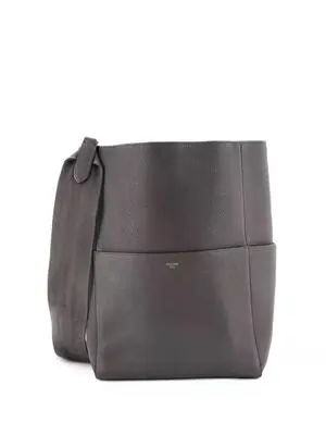 Celine Sangle Seau Bag Calfskin Shoulder Bag - Grey