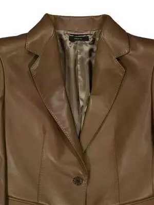 TOM FORD Guanteria-leather Single-breasted Jacket