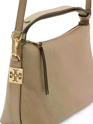 Tory Burch Small Mellow Logo-plaque Pebbled Shoulder Bag