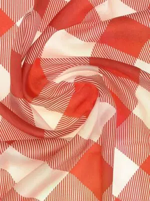 Woolrich Buffalo Check Silk Scarf