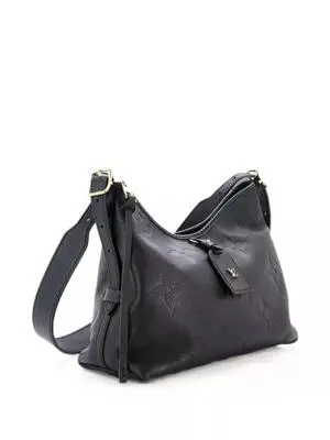 LOUIS VUITTON Monogram Empreinte Giant Pm Hobo Bag - Black