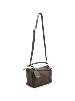 Loewe Small Featherlight Puzzle Bag In Nappa Lambskin