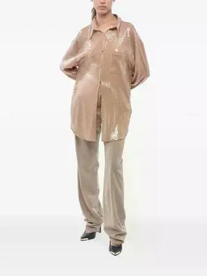 Giuseppe Di Morabito Sequin Embellished Shirt - Neutrals