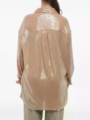 Giuseppe Di Morabito Sequin Embellished Shirt - Neutrals
