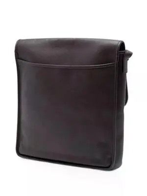 Loewe 2011 Leather Anagram Flap Crossbody Bag