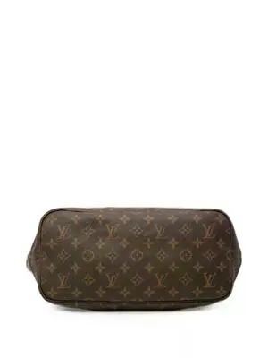 LOUIS VUITTON 2009 Monogram Neverfull Mm Tote Bag - Brown