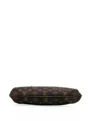 LOUIS VUITTON 2008 Monogram Mini Lin Mini Pochette Accessoires Handbag