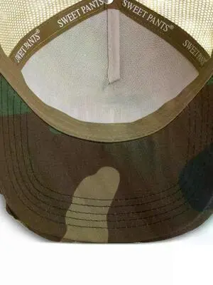 SWEET PANTS Logo-patch Mesh-panel Cap