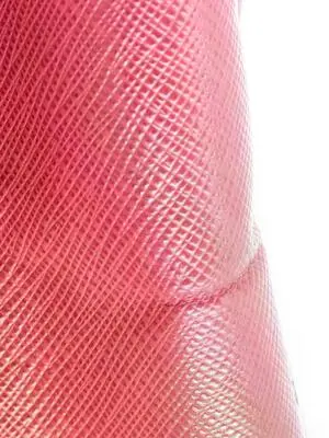 Prada Double Zip Lux Saffiano Leather Large Tote Bag - Pink