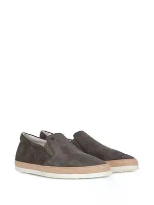 TOD'S Braided-trim Gommino Loafers