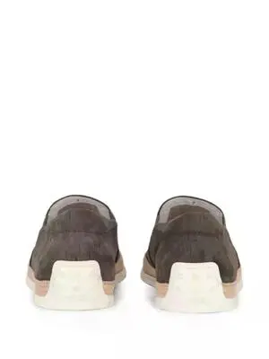 TOD'S Braided-trim Gommino Loafers